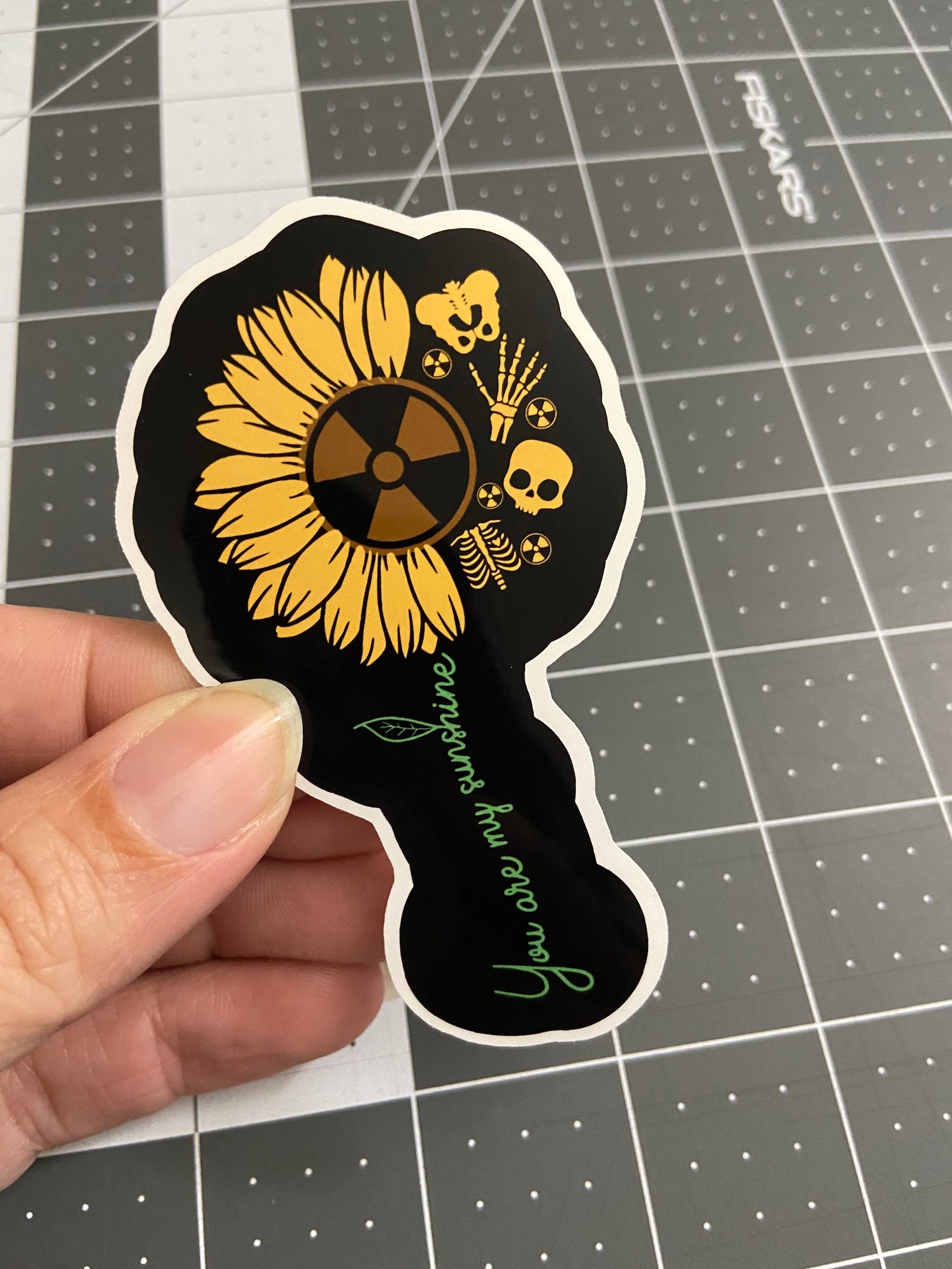Radiology Sunflower Glossy Sticker or Magnet, Xray, Rad Tech - Etsy