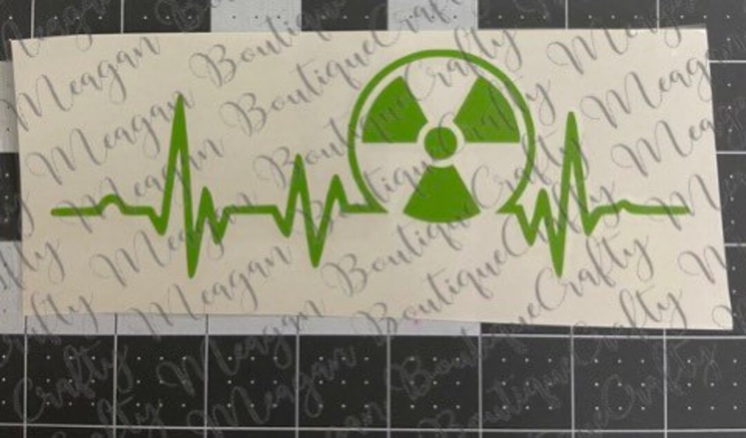 Live Love Radiation Beat Car Decal, Radiologic Technologist, Rad Tech ...