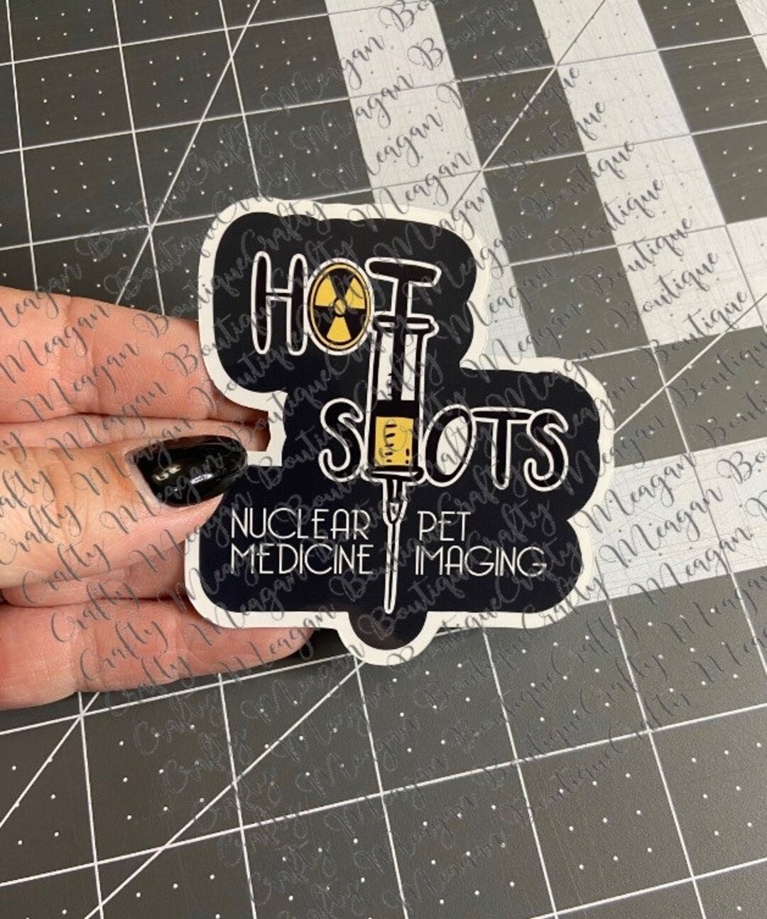 Hot Shot! Glossy Sticker, Radiology, Nuclear Medicine - Etsy
