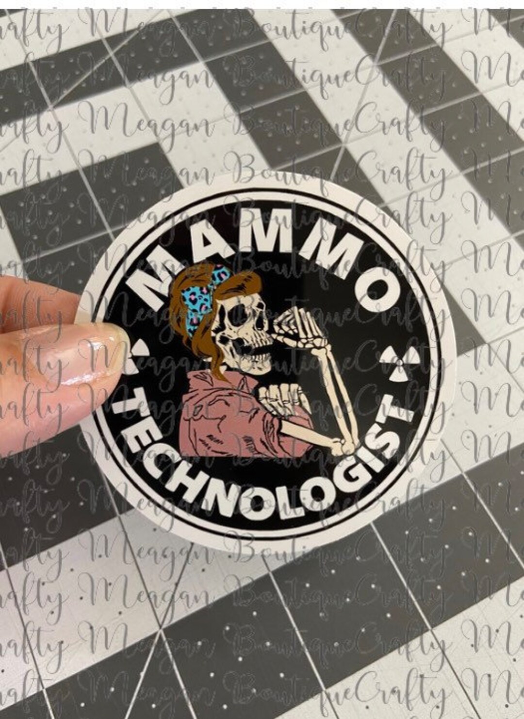 Mammo Technologist Glossy Sticker, Mammographer, Mammo Tech,radiology ...