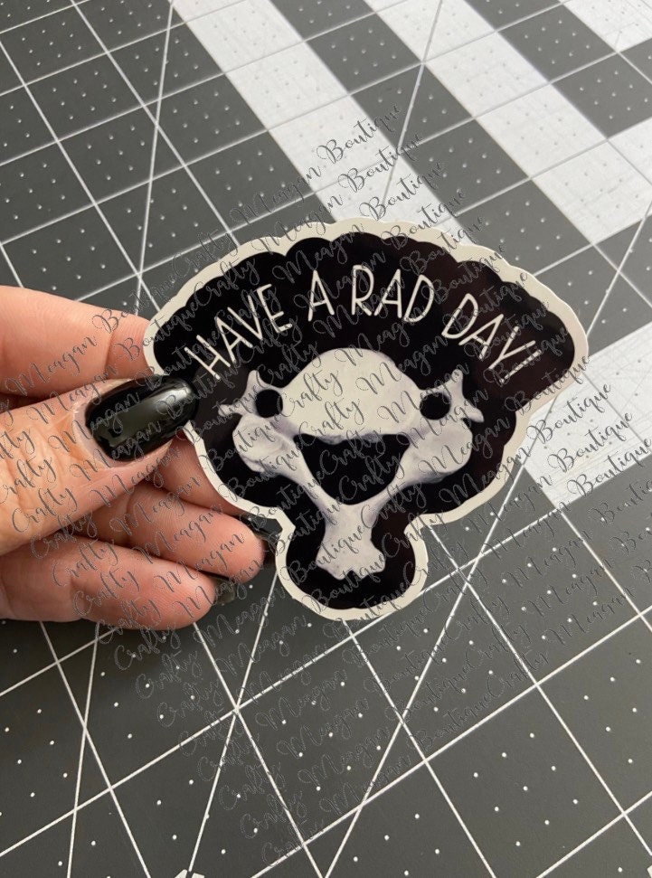 Have A Rad Day! Glossy Sticker, Rad Tech, Xray Tech, Ct Tech, Radiology ...