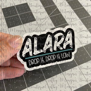 ALARA Drop It, Drop It Low Glossy Sticker, Radiologic Technologist, Rad ...