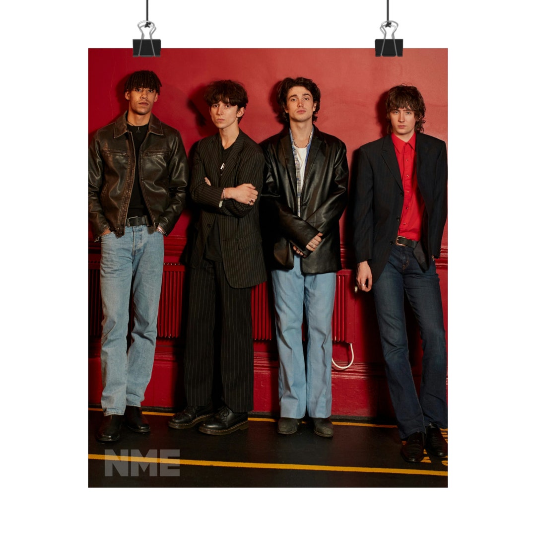 Inhaler Band Group Photo - Matte Vertical Poster (9"x11") - Etsy UK