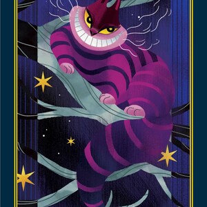 Alice in Wonderland Tarot Deck and Guidebook disney English - Etsy