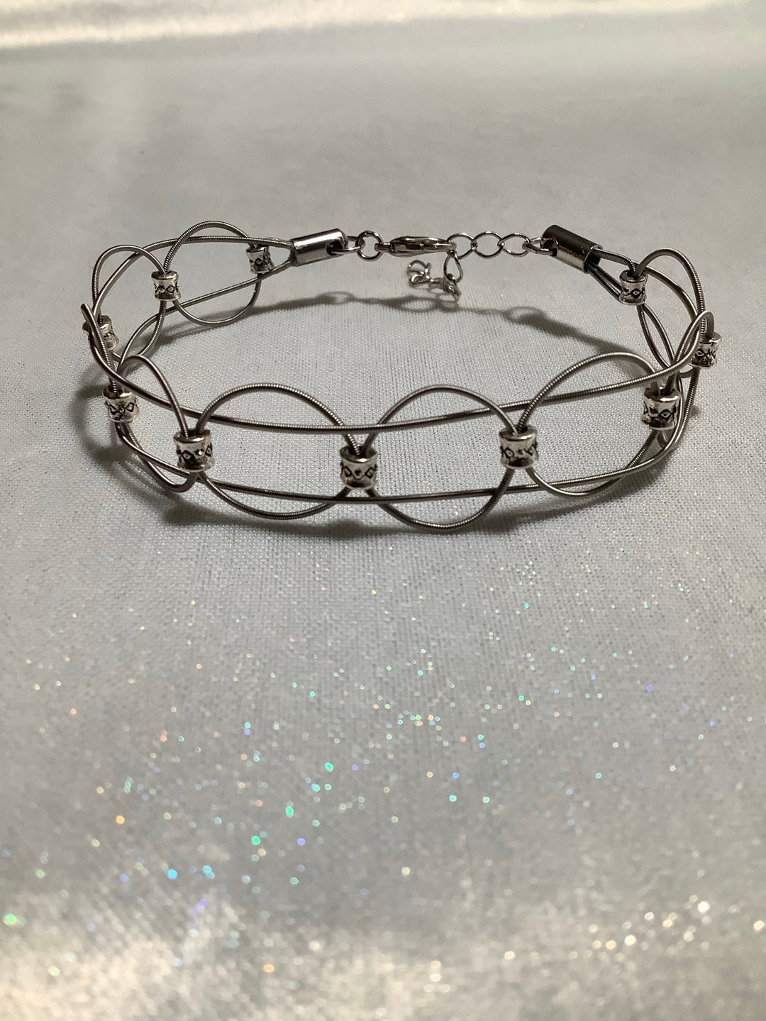 Guitar String Looped Bracelet - Etsy