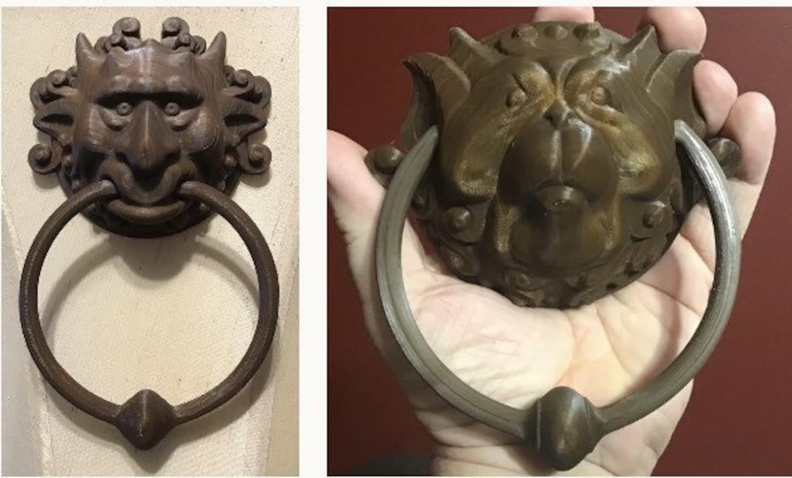 Labyrinth movie Large Door Knockers set of 2 | Etsy