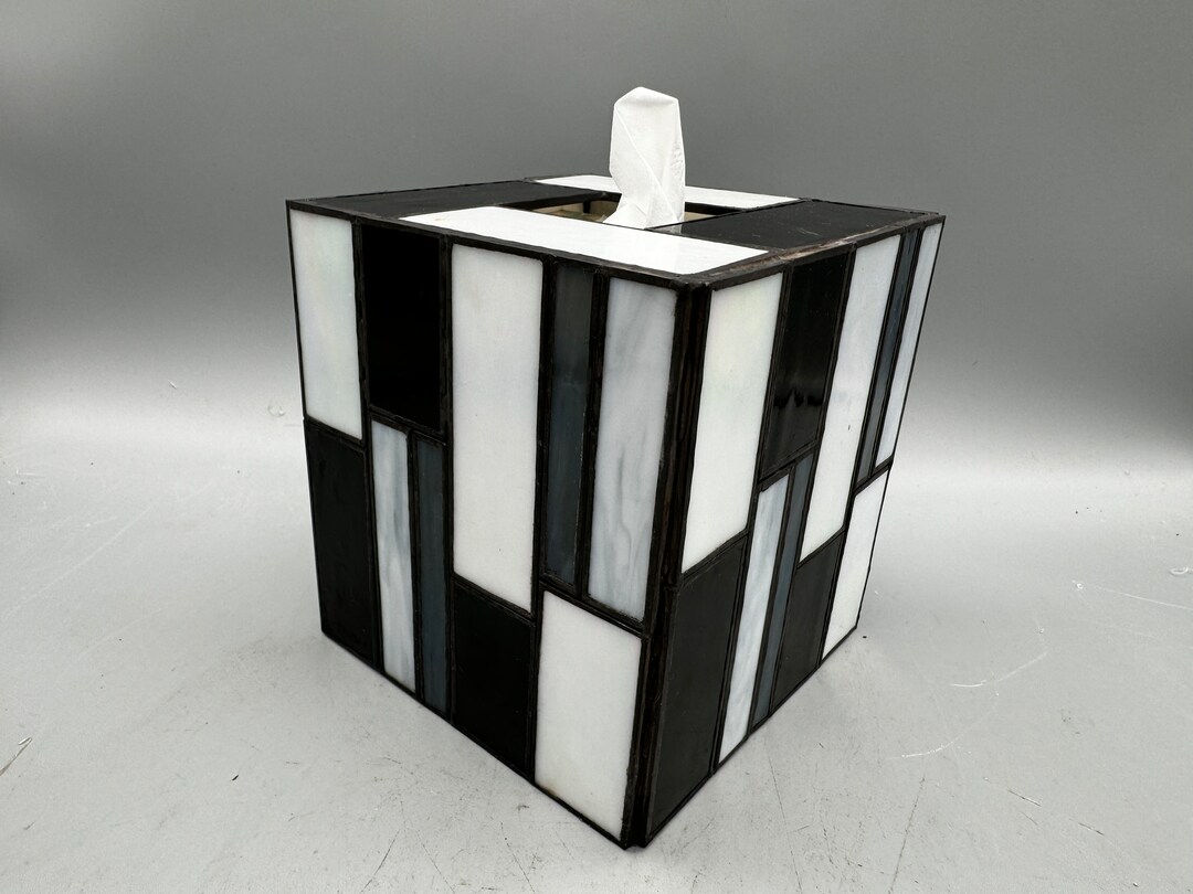 Monochrome Tissue Box Cover - Etsy