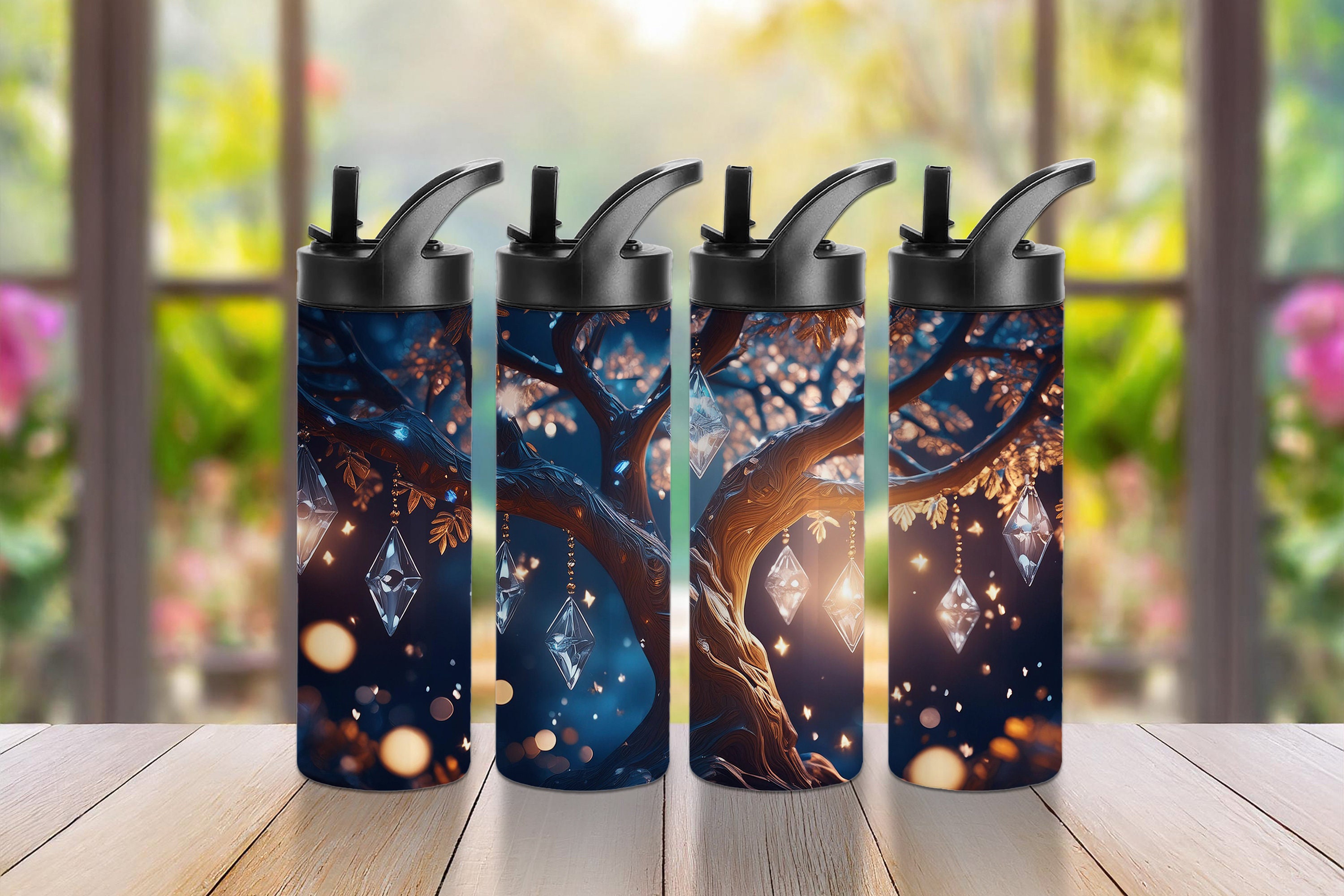 20 Oz Skinny Sports Bottle Template: Canva & PSD (digital Download) - Etsy