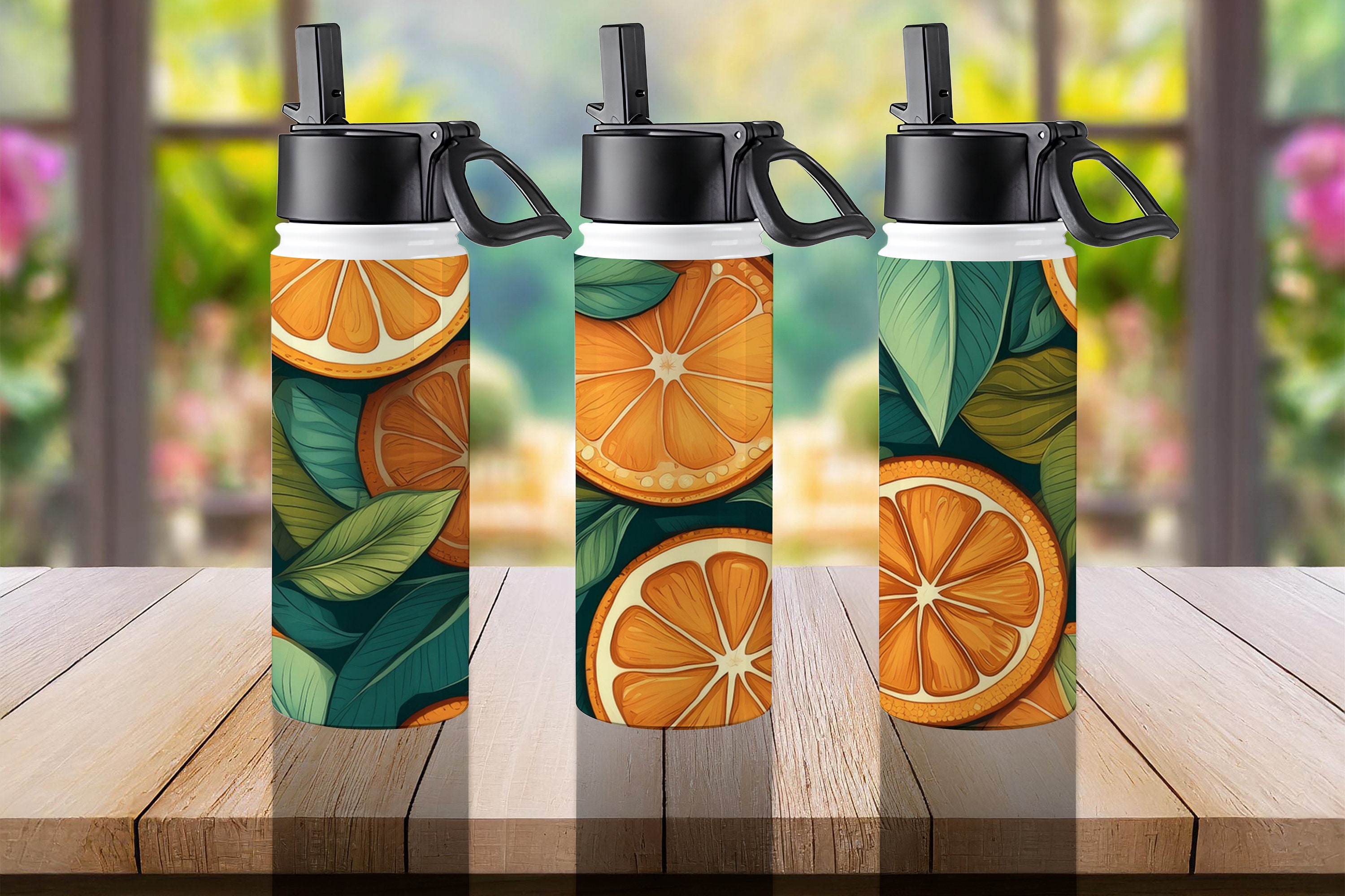 18oz Sports Water Bottle Tumbler Template: Sublimation Design (canva ...