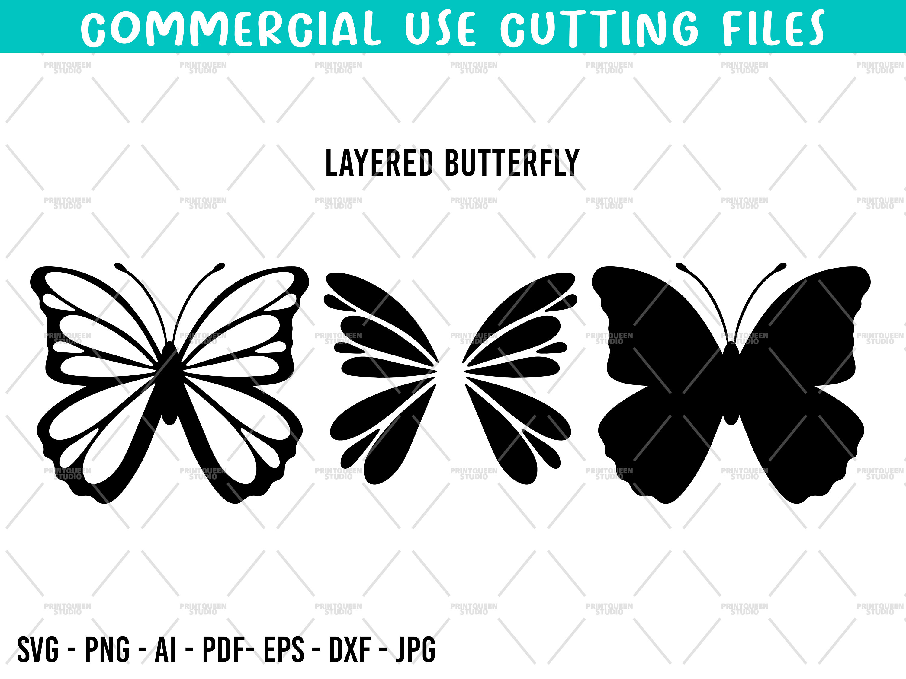 Mariposa SVG Mariposas SVG Mariposa PNG Mariposa en capas - Etsy México