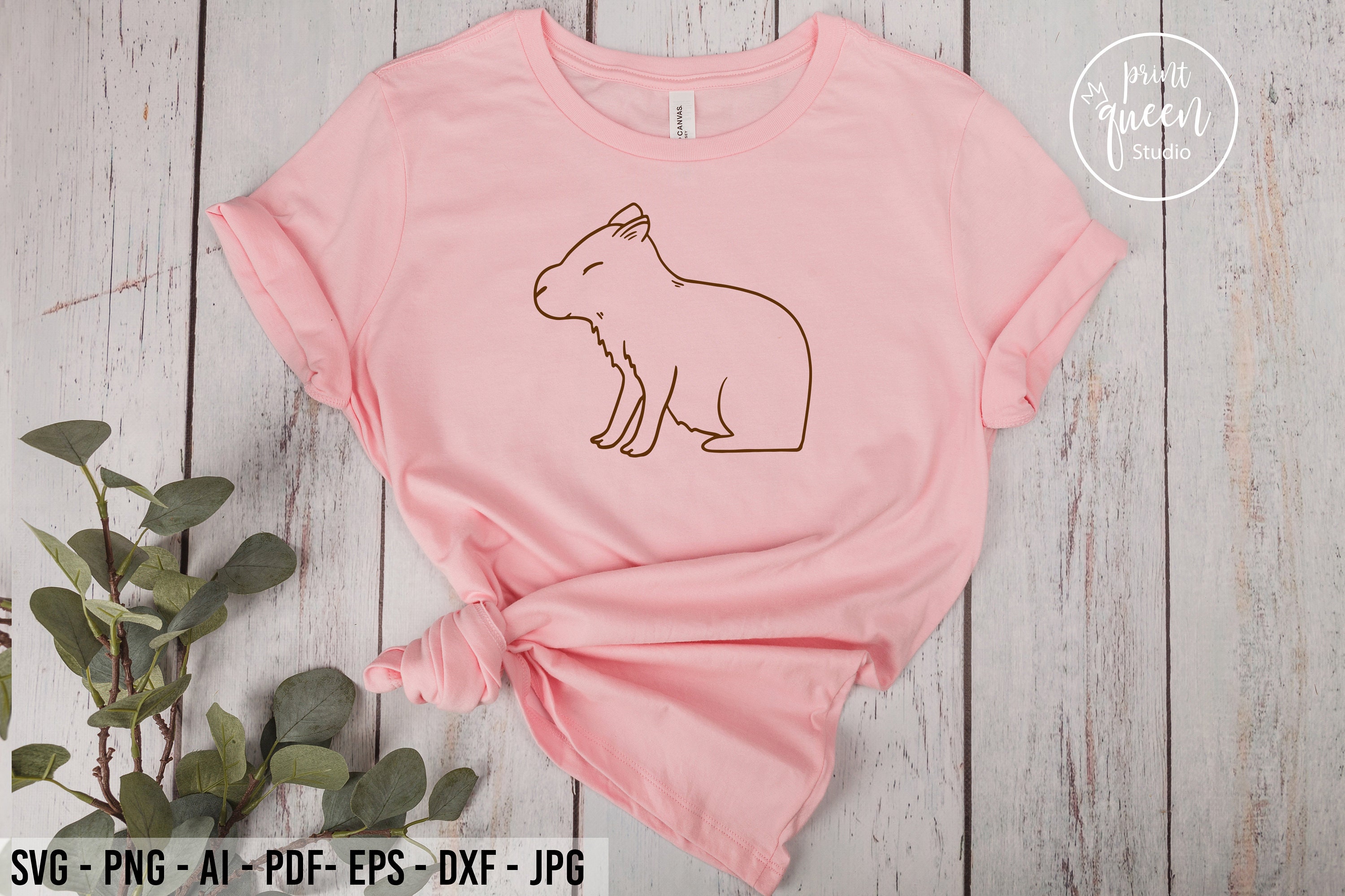 Capybara Svg Bundle, Capybara Svg File, Capybara Print, Capybara Shirts ...