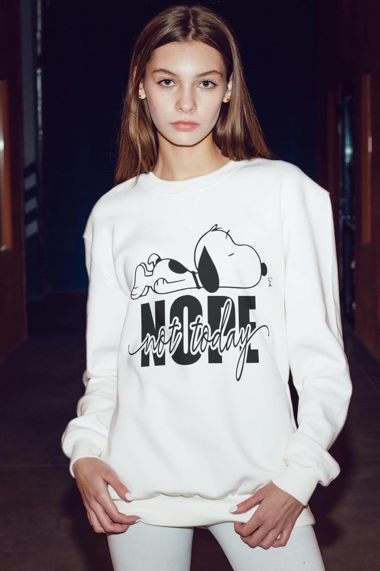 Sleepy Snoopy Nope Not Today Snoopy Woodstock PNG Design Digital ...