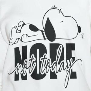 Sleepy Snoopy Nope Not Today Snoopy Woodstock PNG Design Digital ...
