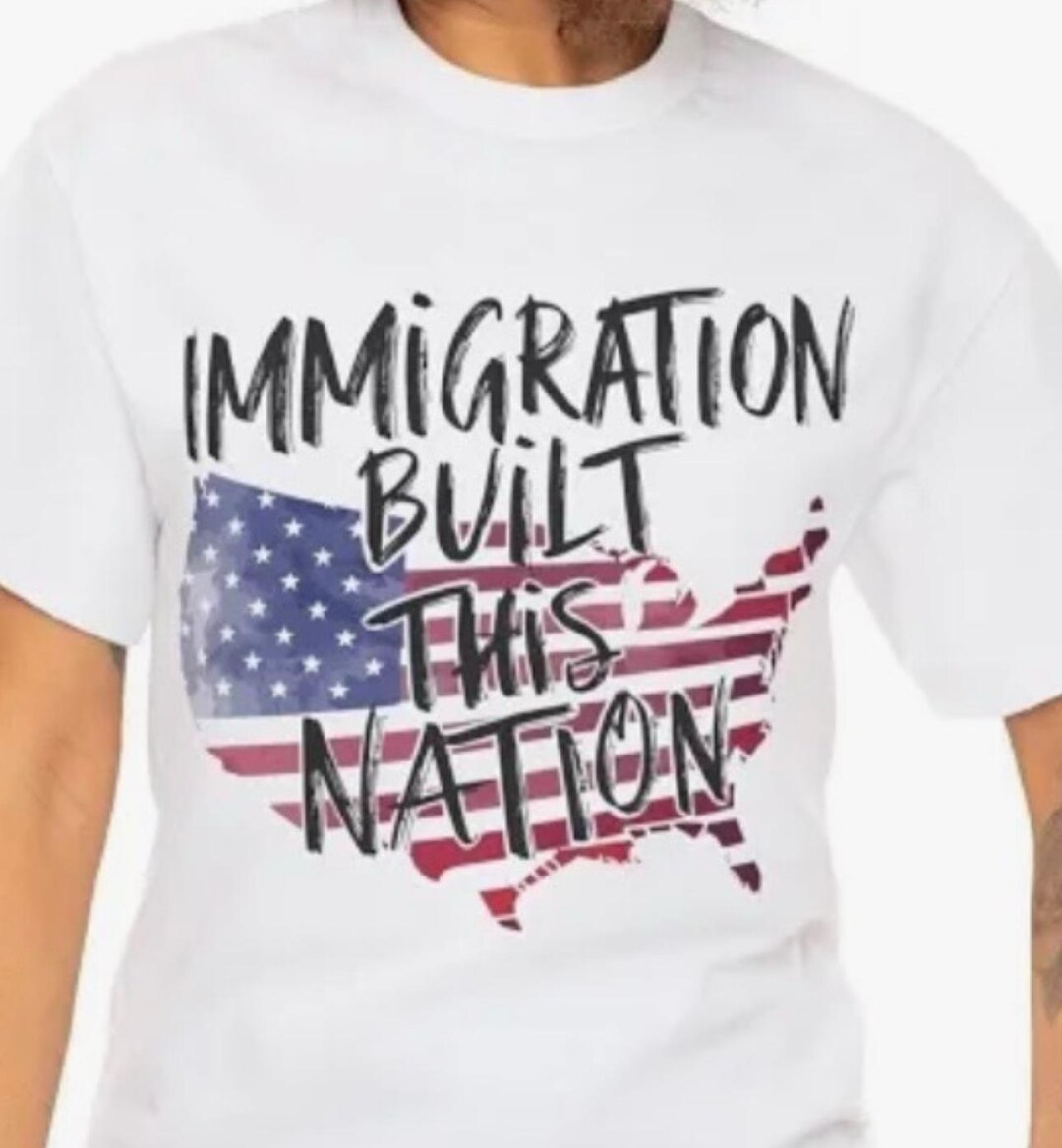 Immigration Built This Nation PNG Immigrants Human Rights - Etsy