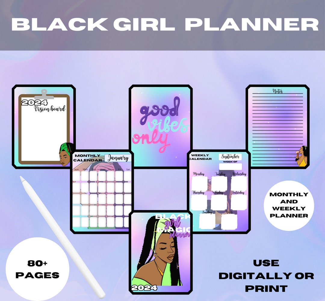 Black Girl Magic Planner, Journals for Healing Journey, Journaling for ...