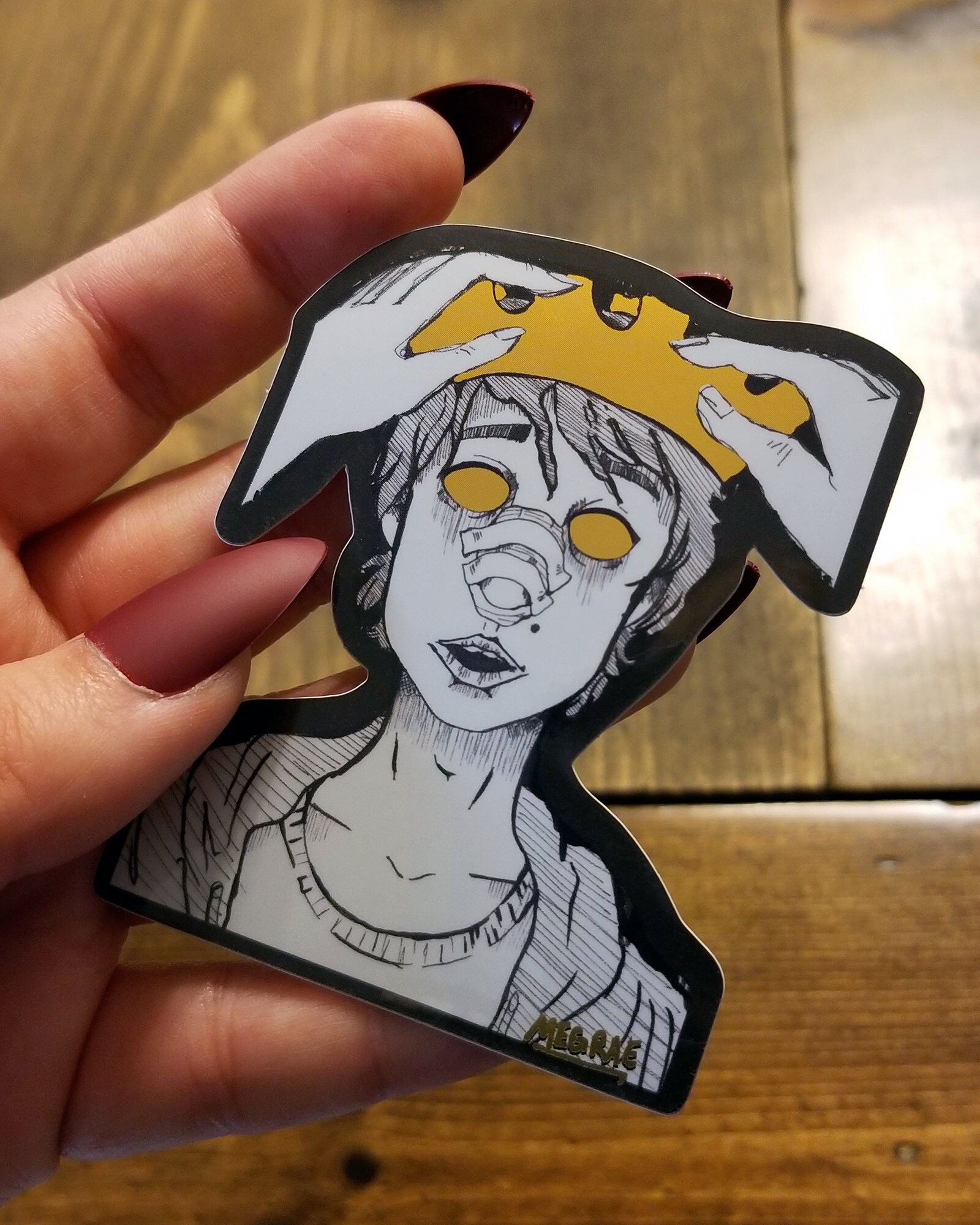 Crowning of King Paimon Sticker Hereditary Horror Movie Fanart Decal ...