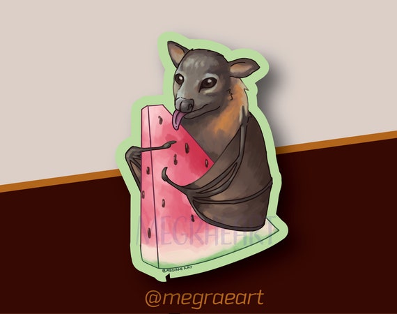 Cute Fruit Bats Drawing