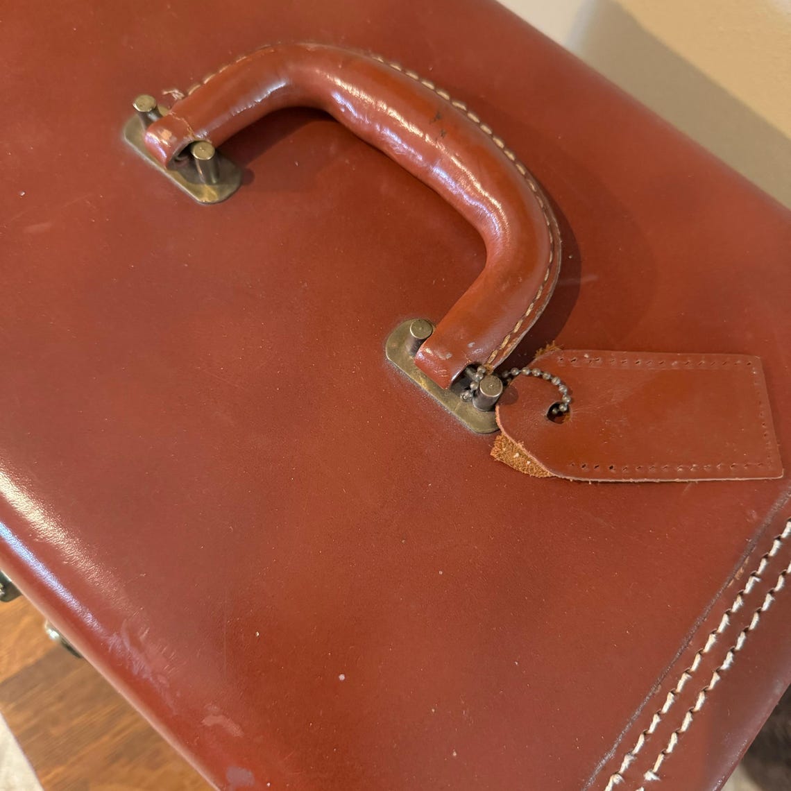 Maximillion NY Train Case – 1950s Vintage Leather With Brass Hardware ...