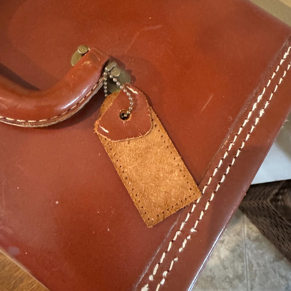Maximillion NY Train Case – 1950s Vintage Leather With Brass Hardware ...