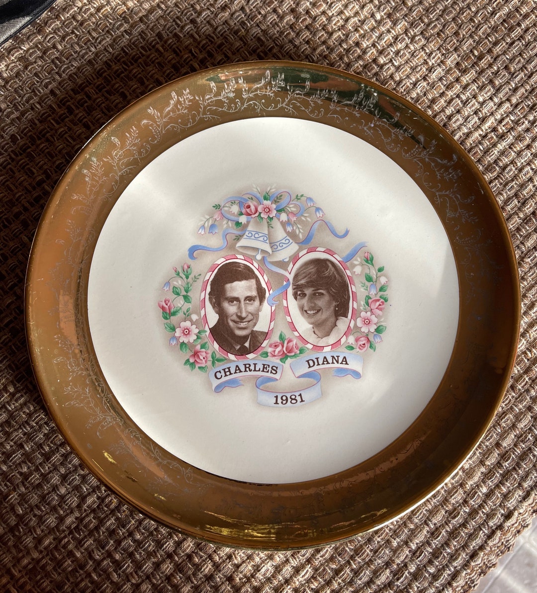 Charles and Diana 1981 Wedding Plate, Hunnisett & Edmonds Ltd - Etsy
