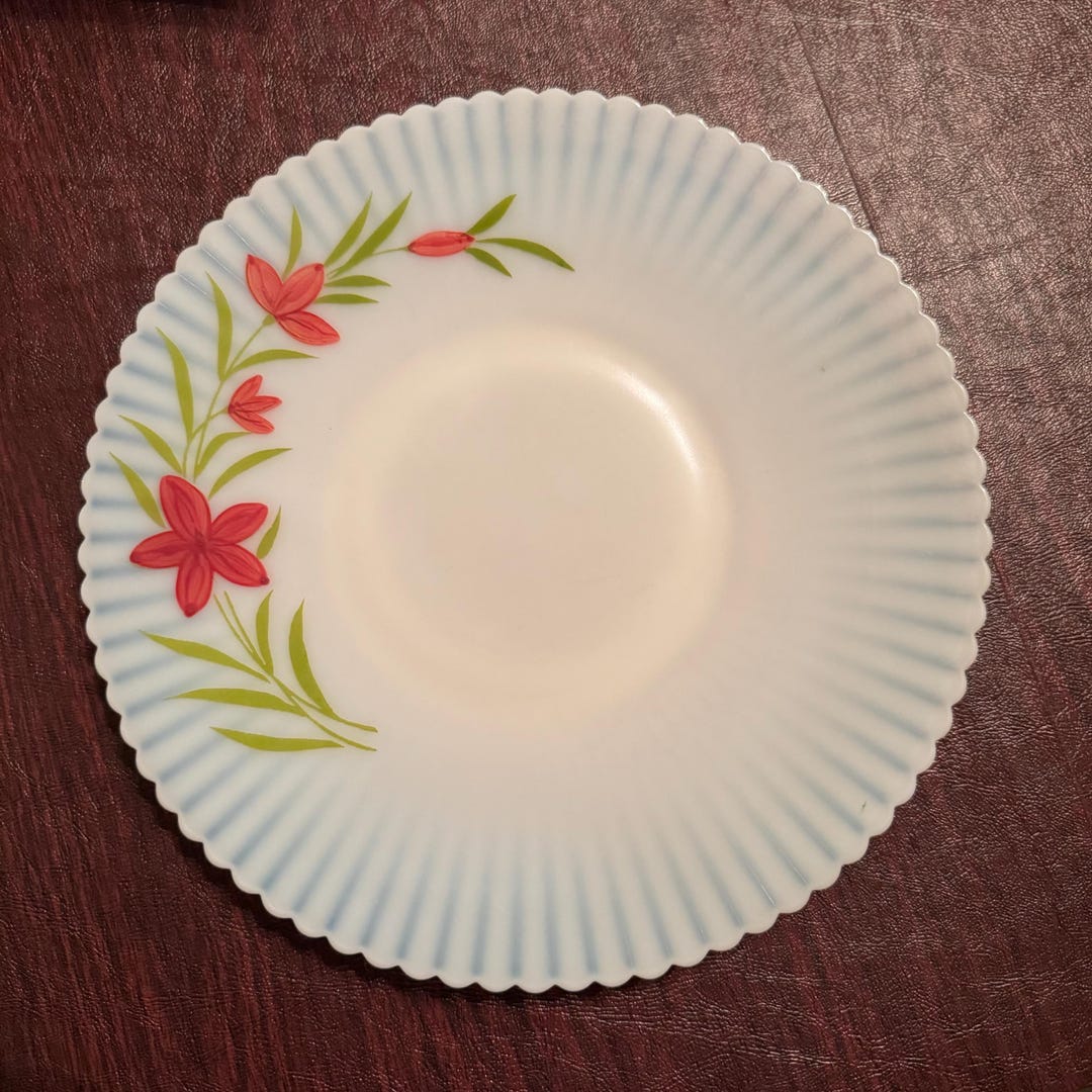 Macbeth-evans Petalware Florette Large Cake / Serving Plate - Stunning ...