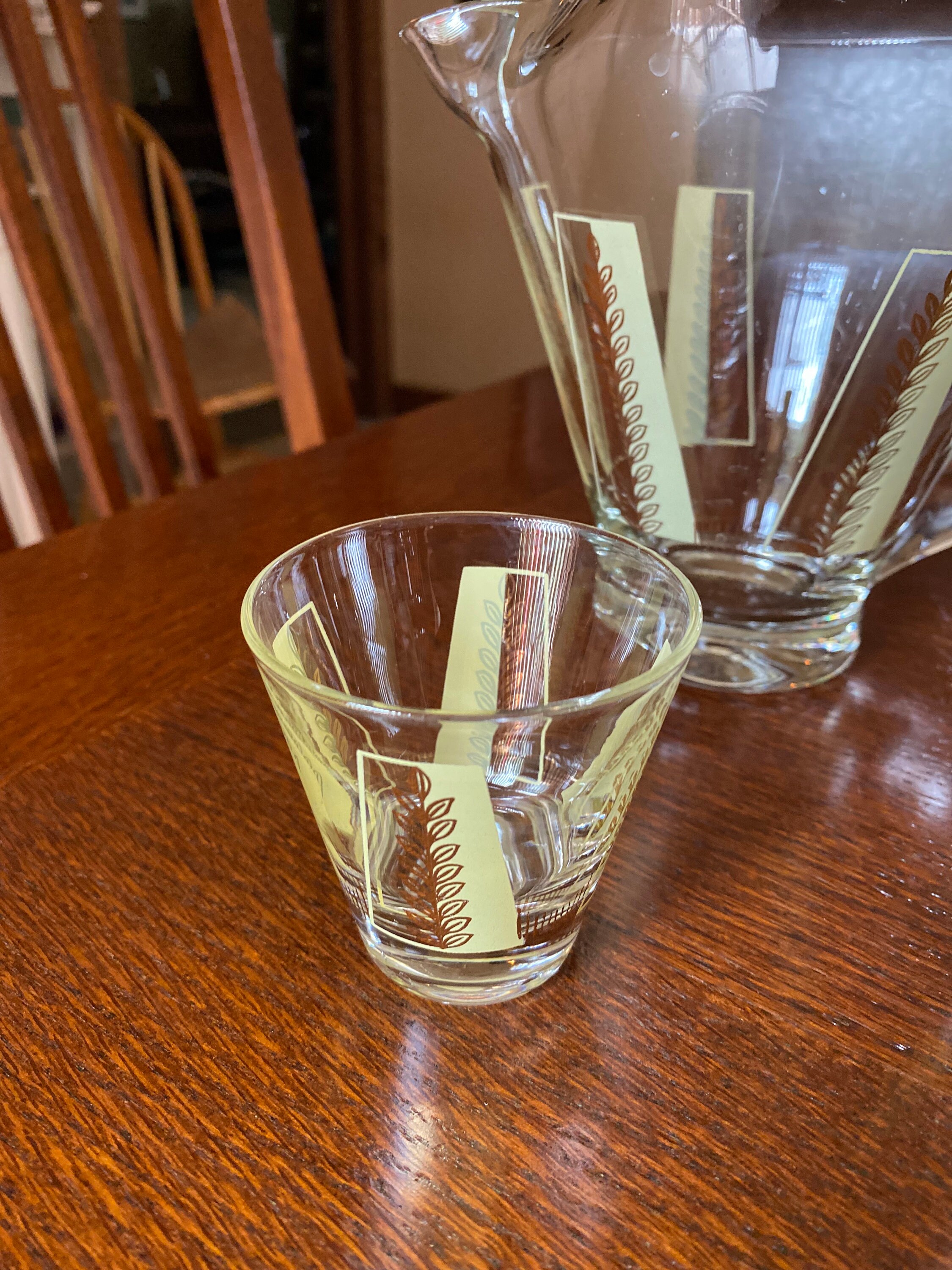 Midcentury Modern Cocktail Set Gorgeous Gift - Etsy