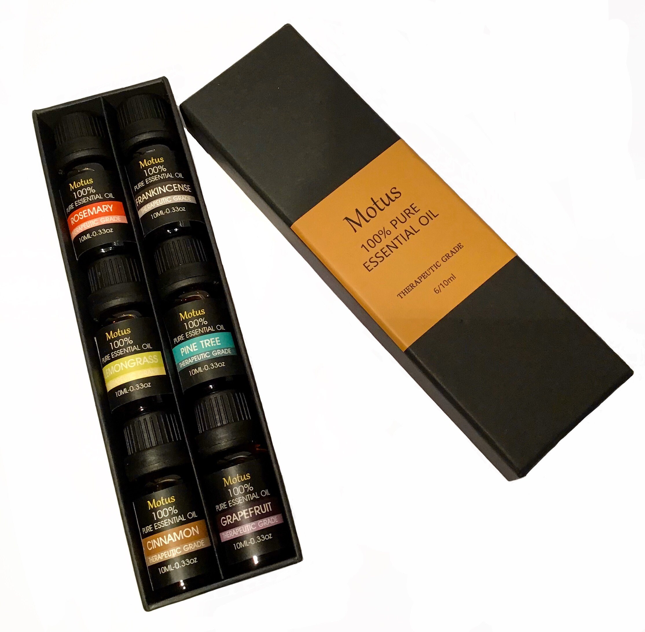 100% Pure Essential Oil Set 6 X 10ml Bottles - Etsy UK