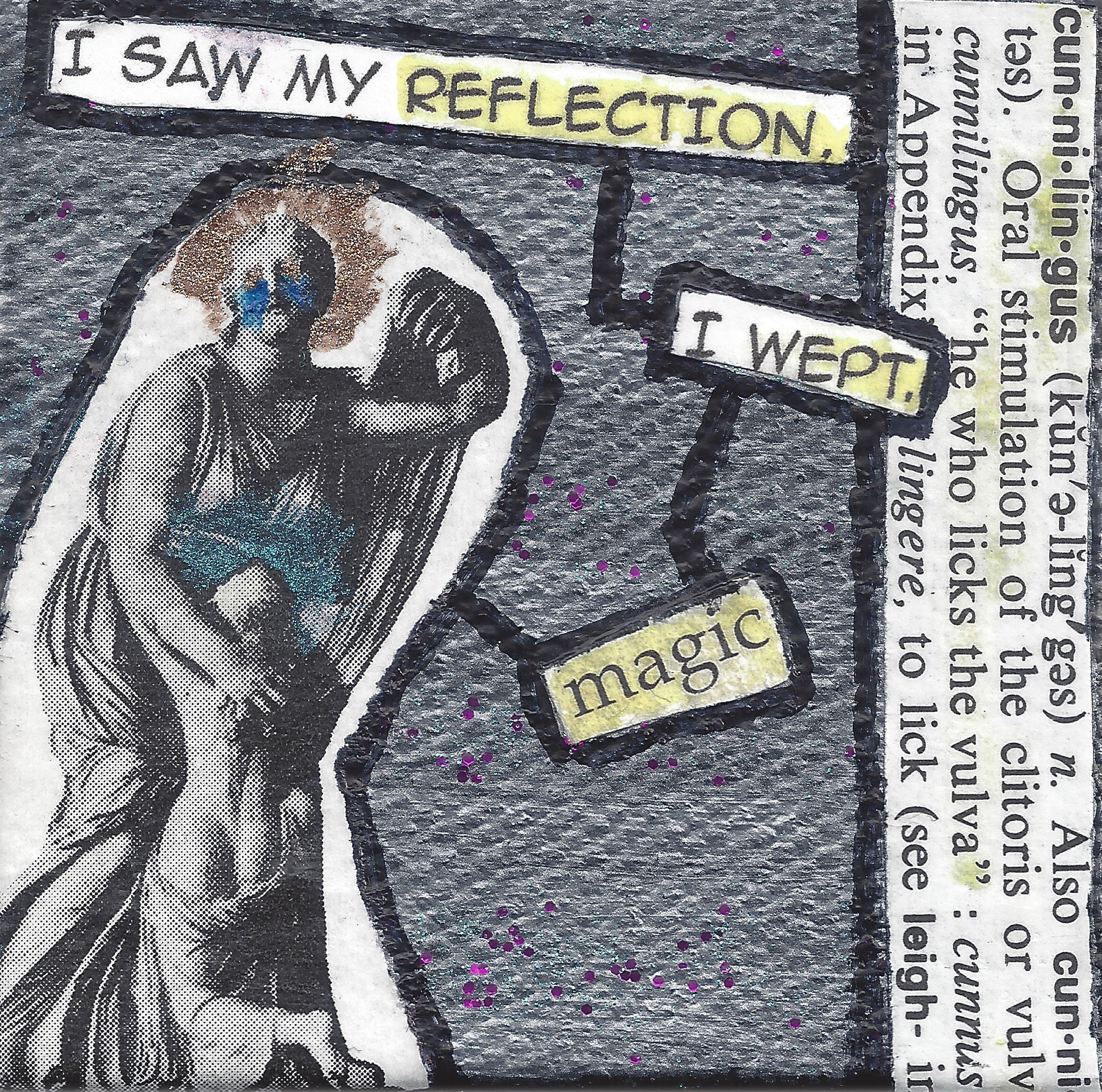 Miniature Collage Art Weird Collage Mini Memes Oddity Art | Etsy