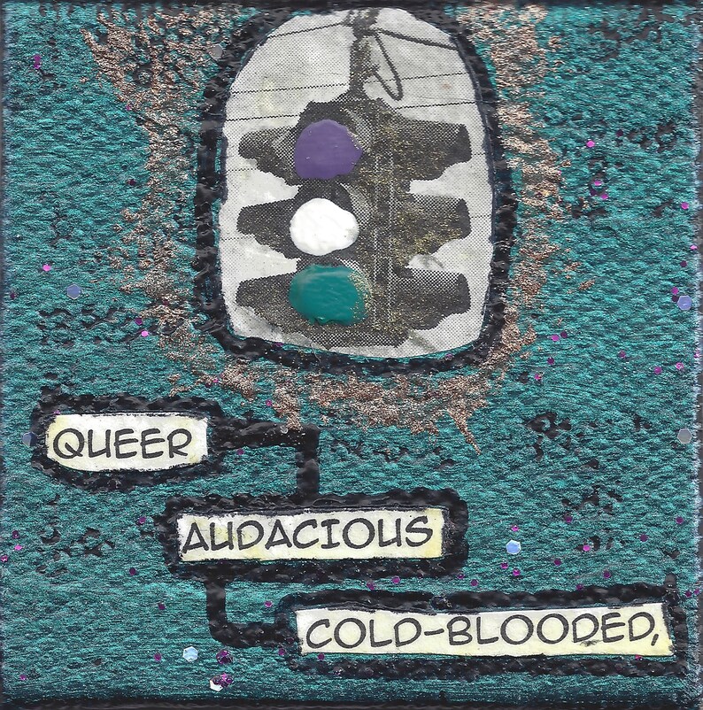 Miniature Collage Art, Weird Collage, Vintage, Oddity Art, Small ...