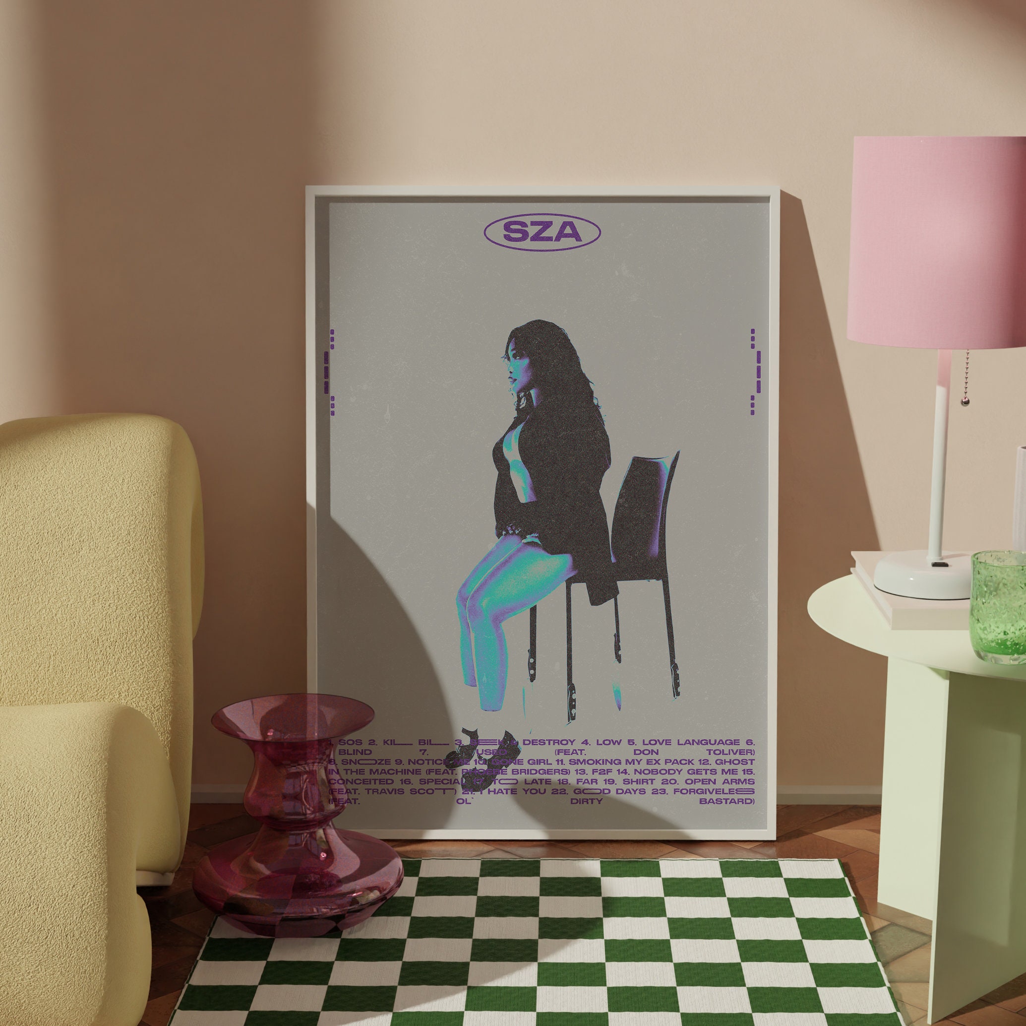 Sza Poster, SOS Poster, Sza Album Poster Designed & Sold By Always Open ...