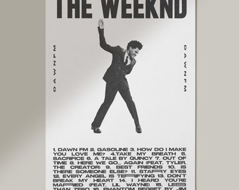 The Dawn Fm Track Poster - Etsy