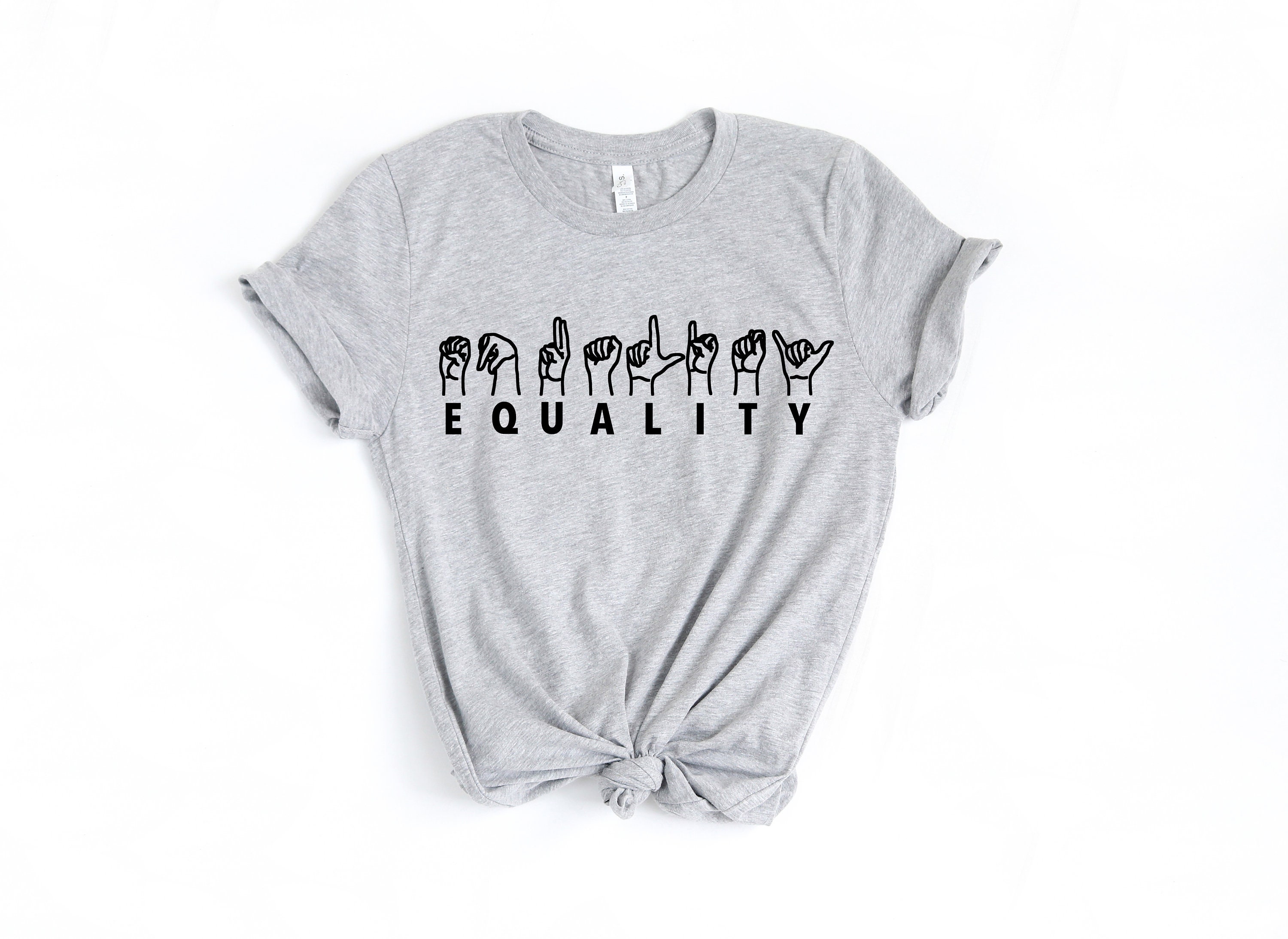 Equality Sign Language SVG / DXF / PNG File for Cricut, Silhouette, or ...