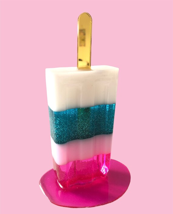 Melting Resin Popsicle POP Art Sculpture | Etsy