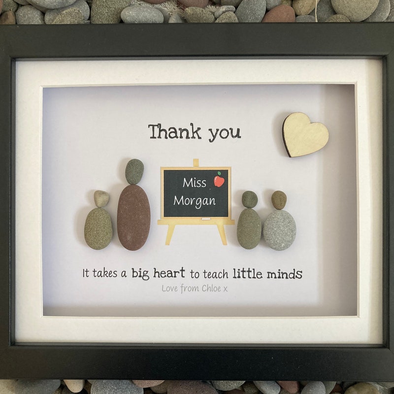 Teacher Pebble Art - Etsy