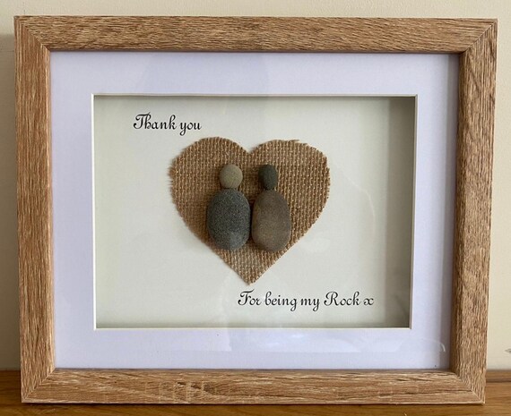 Thank You Pebble Art thank You for Being My Rock Pebble - Etsy