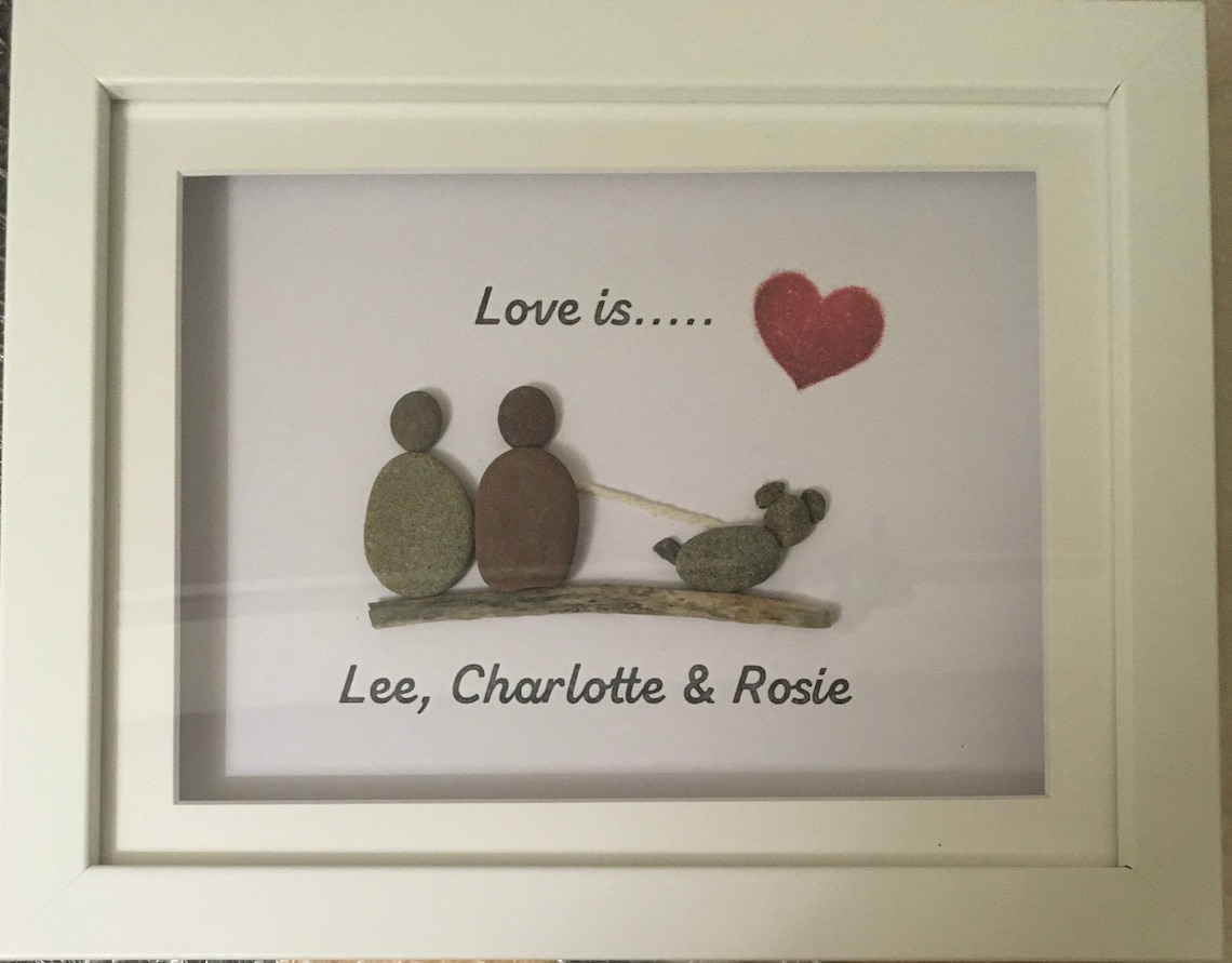 Personalised Pet Pebble Art. Dog/cat Lovers Gift Pebble | Etsy