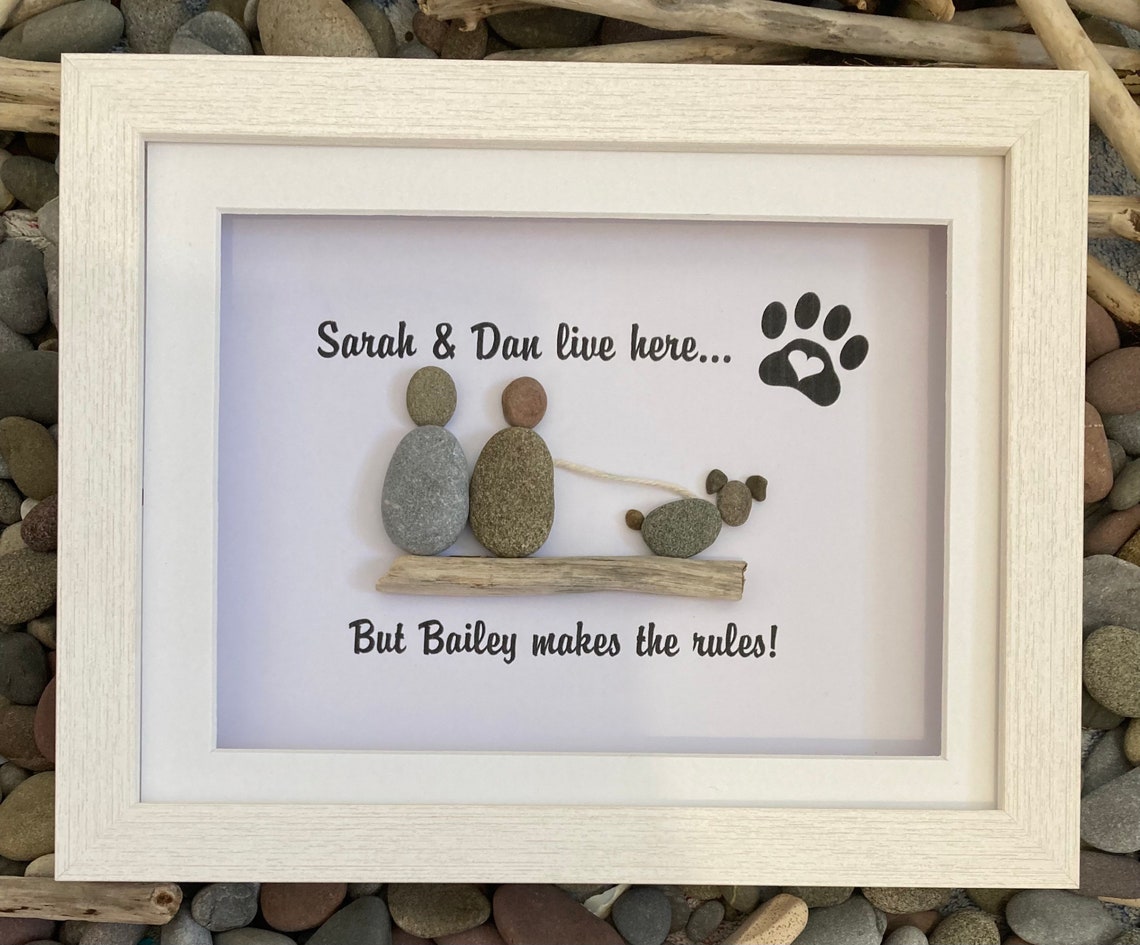 Personalised Pet Pebble Art. Dog/cat Lovers Gift Pebble - Etsy