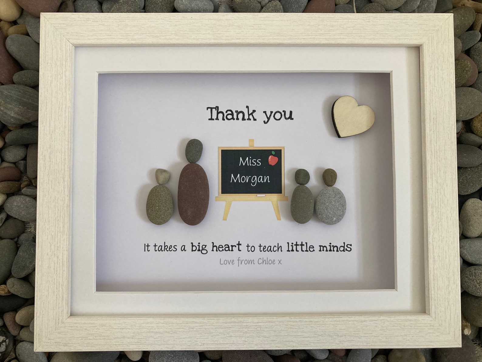 Teacher Thank You Gift Teacher Pebble Art - Etsy