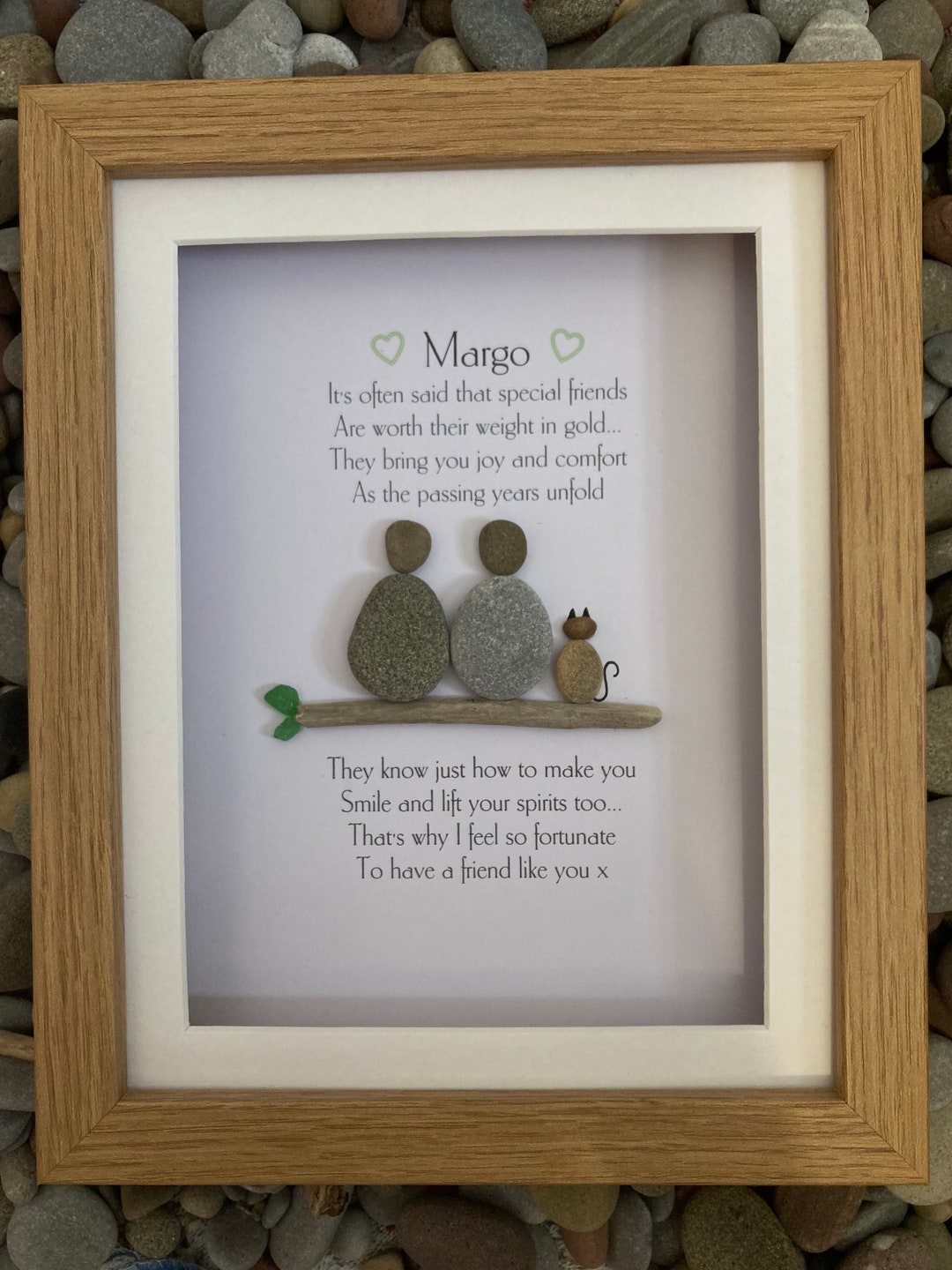 Special Friend Pebble Art. Friend Poem. Best Friend Gift - Etsy