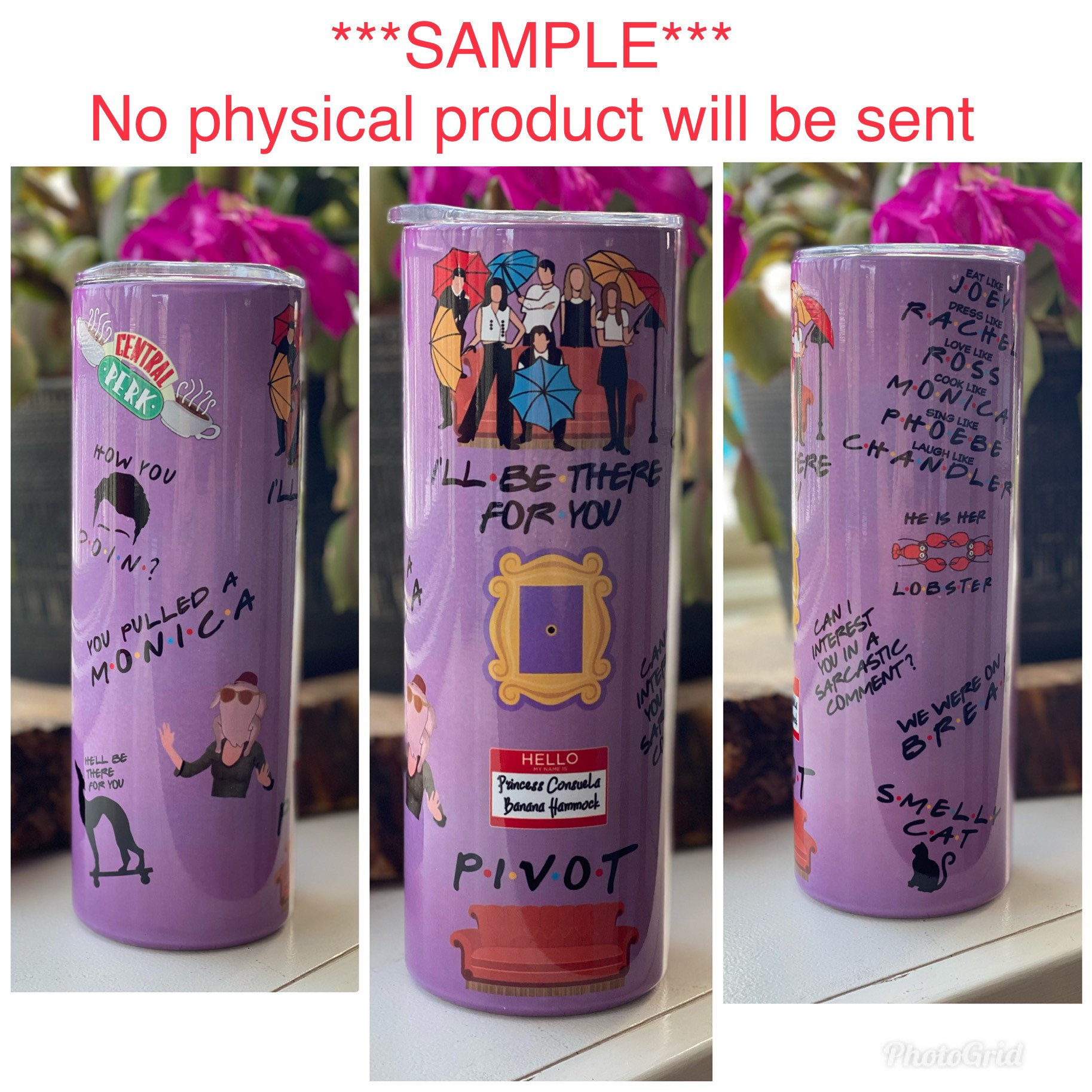 Friends TV Show Tumbler Wrap. 90’s Nostalgia. We Were on a Break. 20 Oz ...