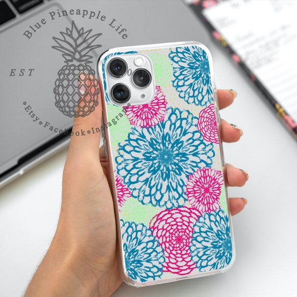 Clear Hot Pink Phone Case - Etsy