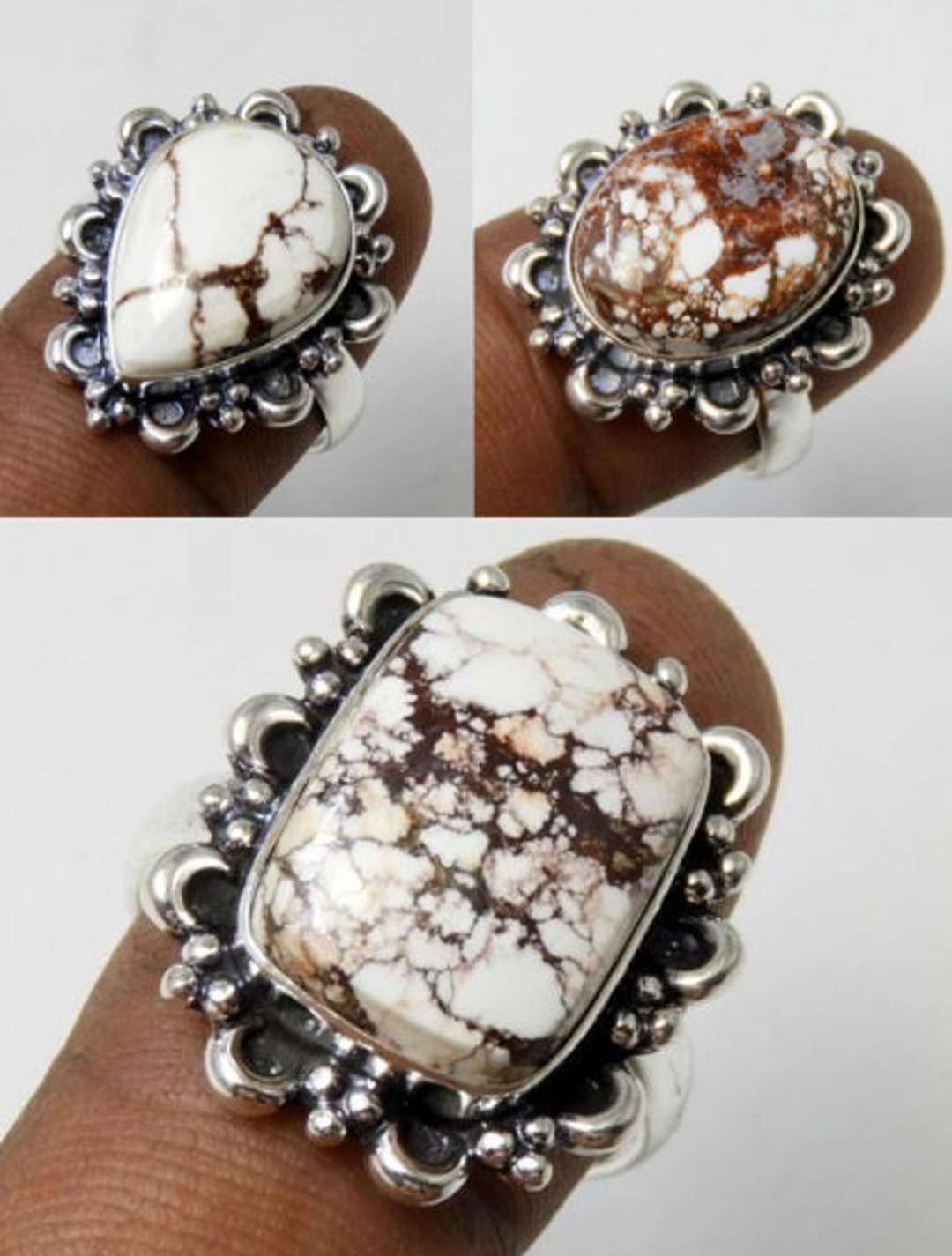 Buy ON SALE ON Sale Wild Horse Magnesite Ring Handmade in Sterling ...