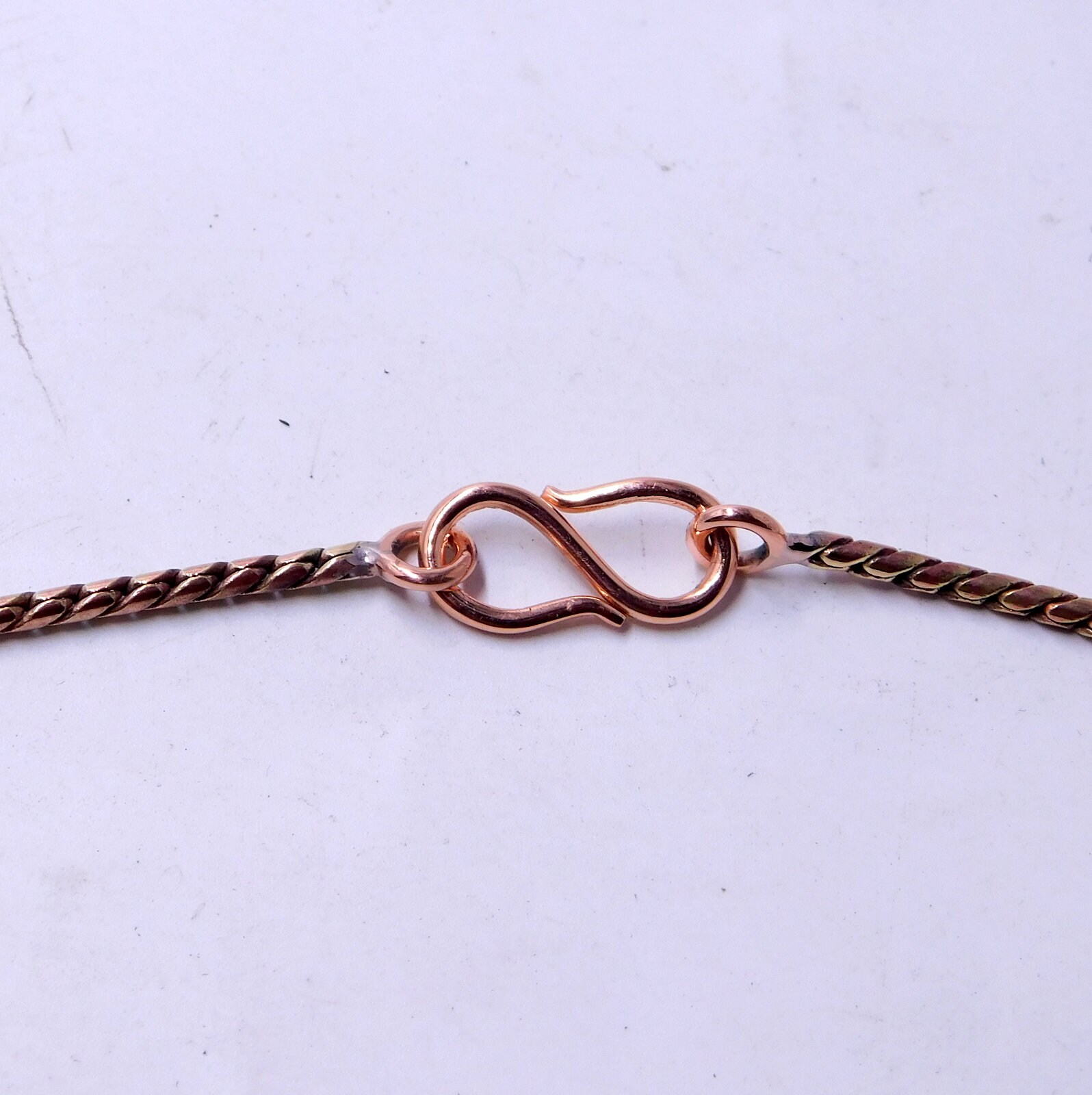 Solid Copper Chain Pure Copper Snake Chain Snake Chain - Etsy