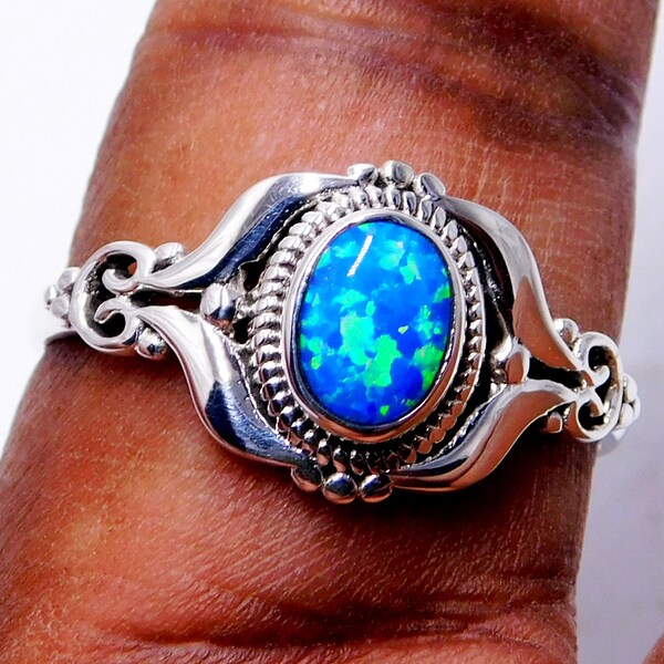 Blue Fire Stone - Etsy