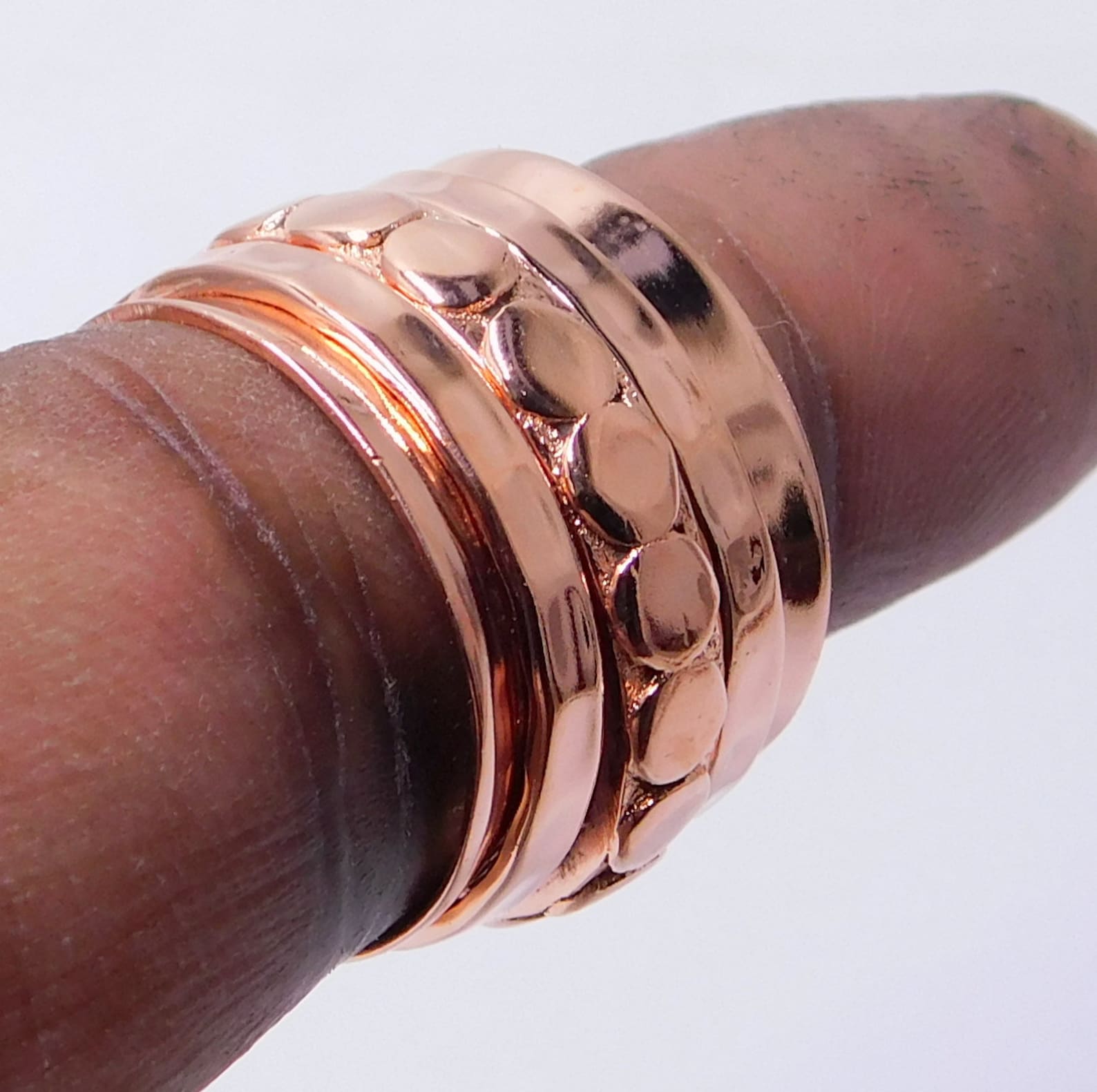 Spinner Ring for WomenPure Copper Ring Meditation Spinning | Etsy