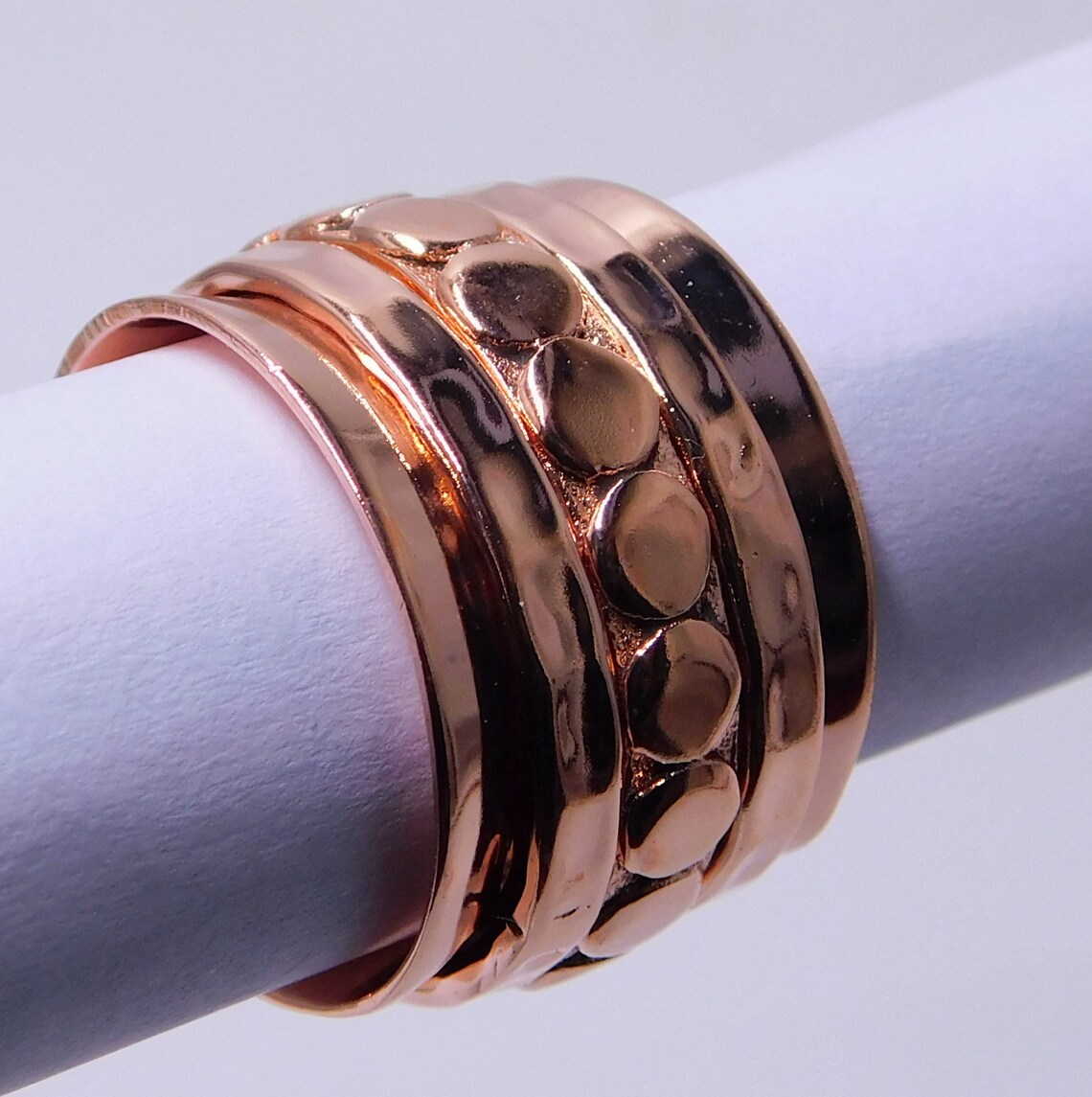 Spinner Ring for WomenPure Copper Ring Meditation Spinning | Etsy