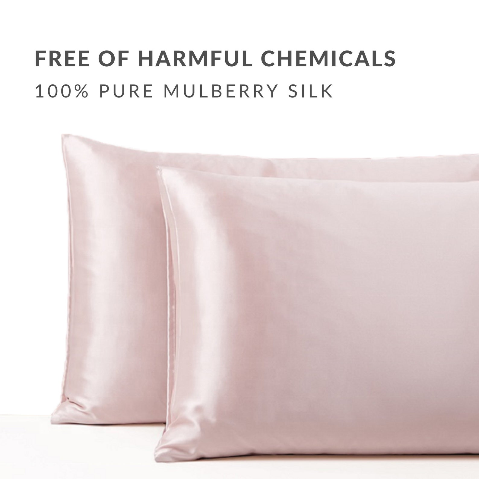 2x 100 Pure Mulberry Silk 22 Momme Pillowcase Both Sides Etsy