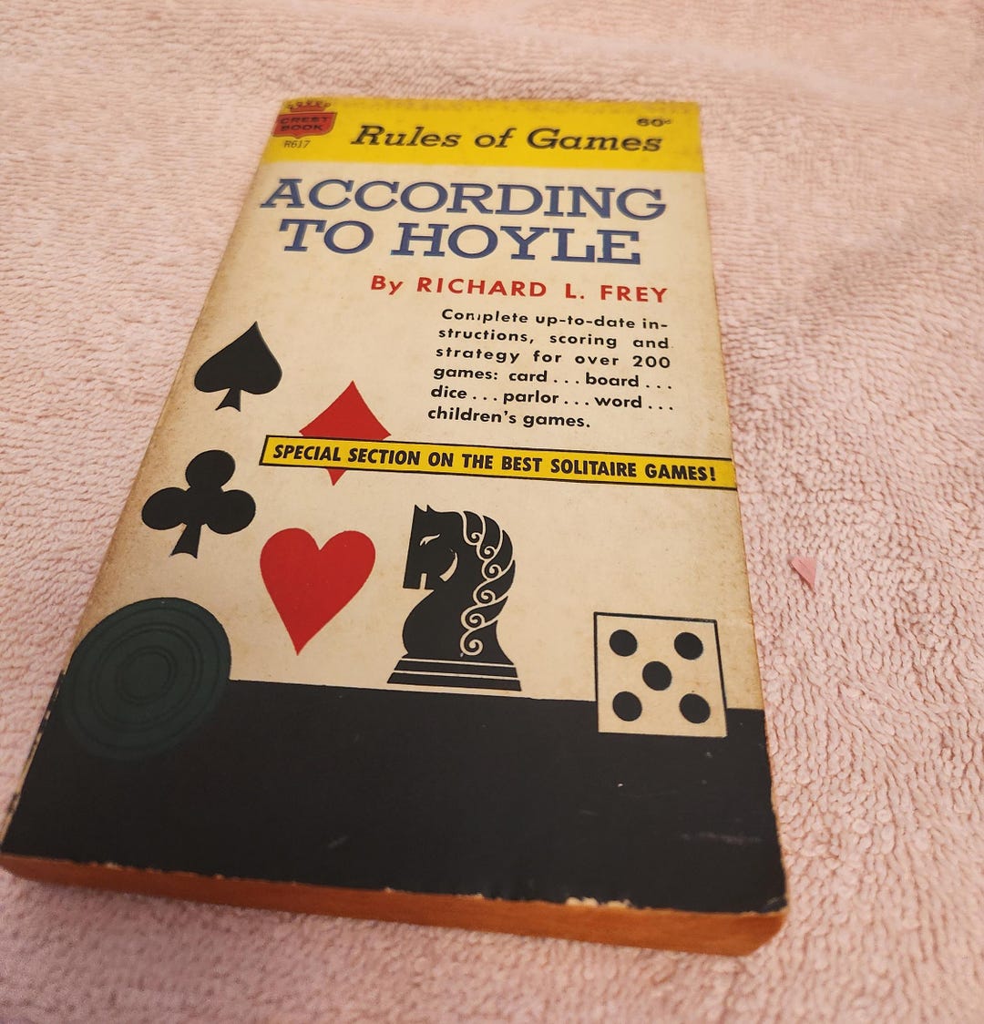 Instruction Book Riles of Games According to Hoyle by Richard L Frey - Etsy