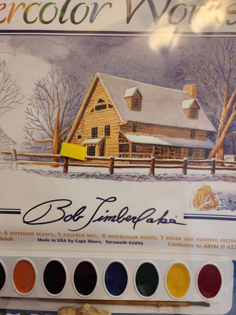 Water Color Paint Set Bob Timberlake - Etsy