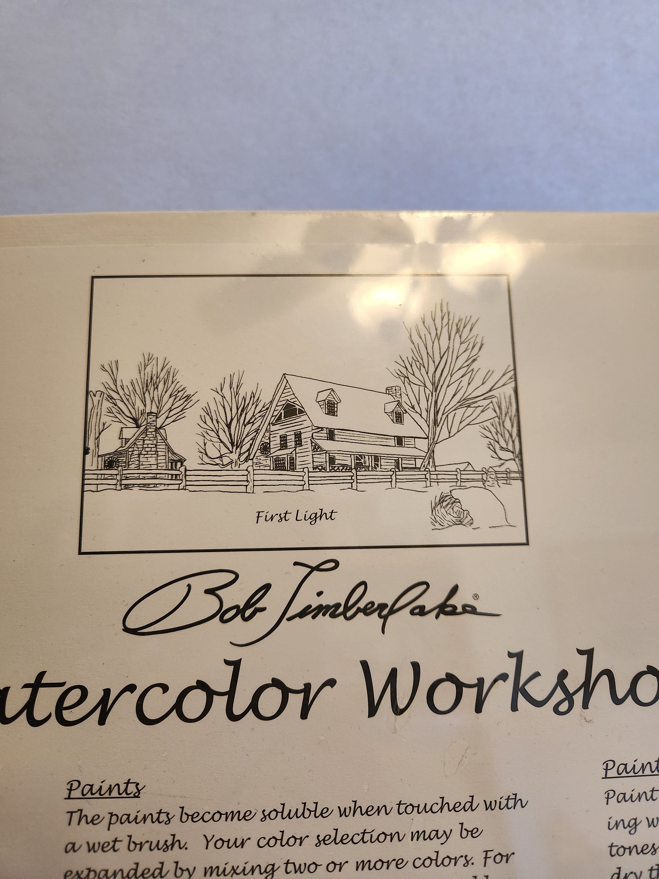 Water Color Paint Set Bob Timberlake - Etsy